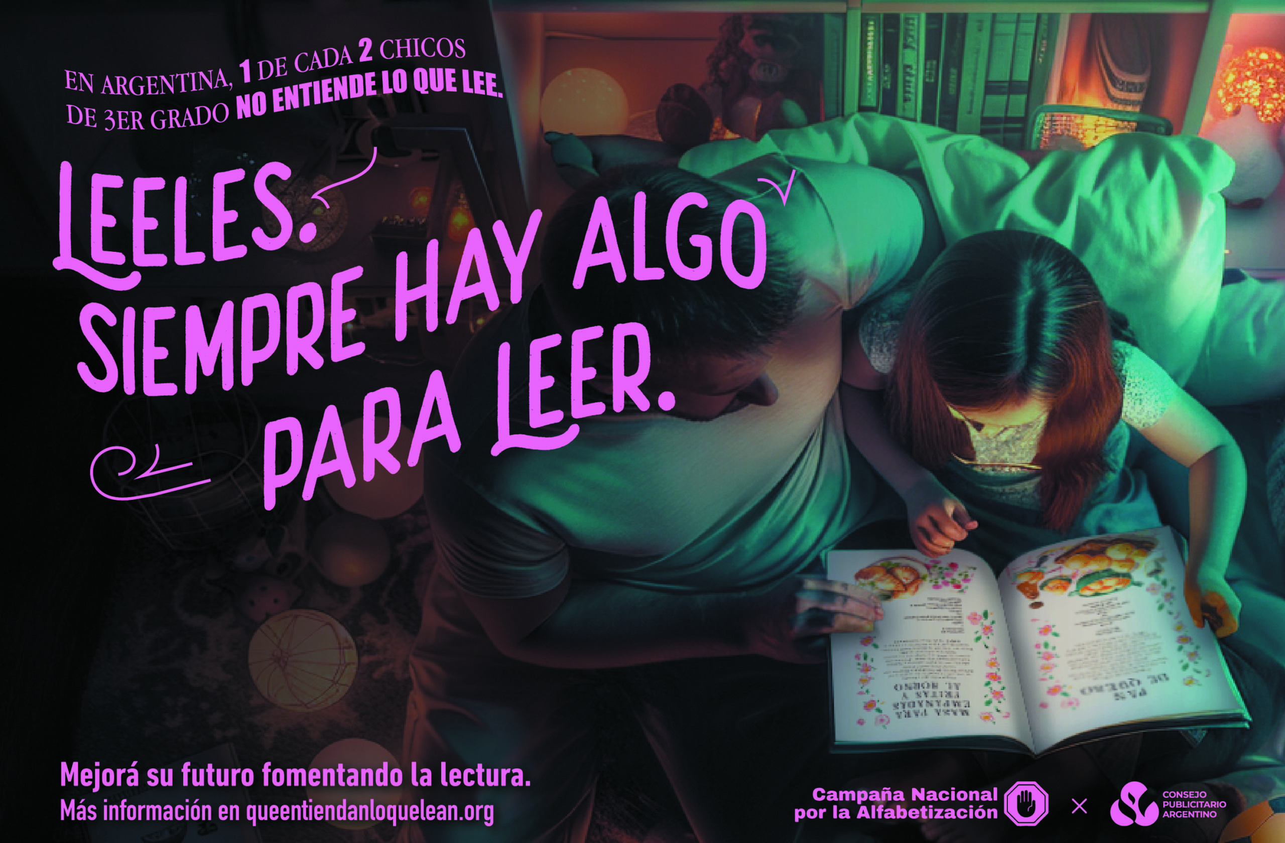 “Siempre hay algo para leer”, campaña por la alfabetización